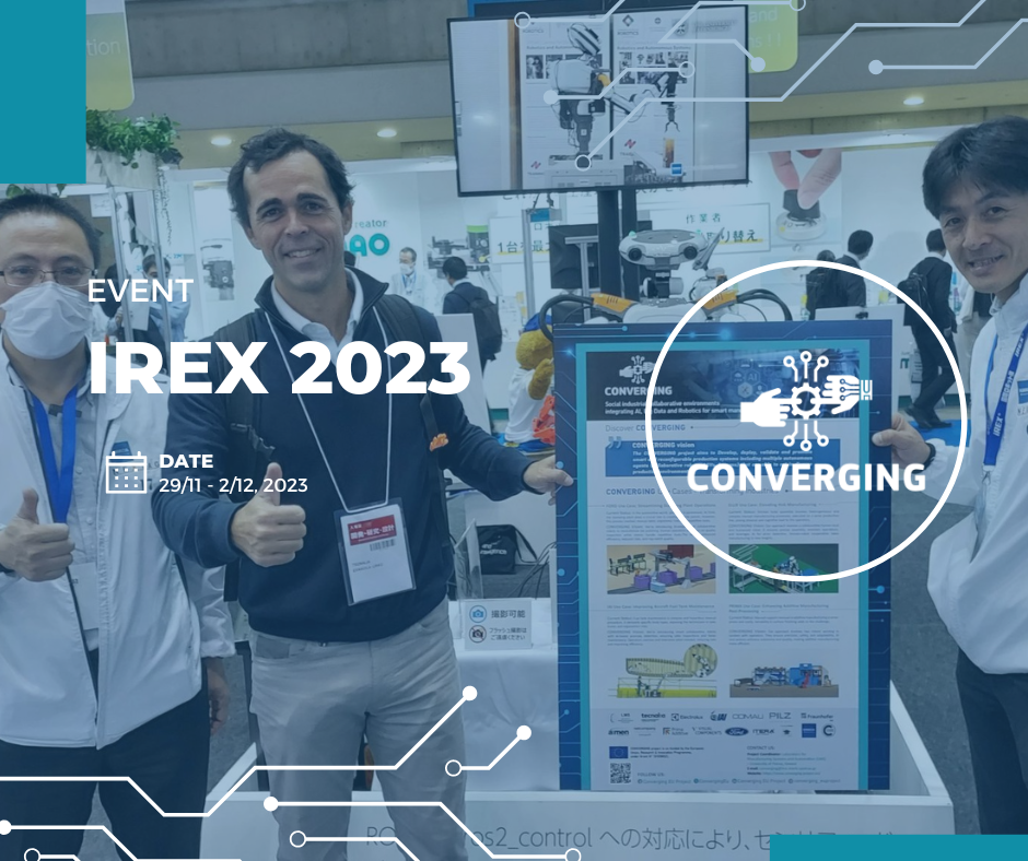 CONVERGING at iREX 2023: A Glimpse into the Future of Robotics | CONVERGING | EU Funded Project
